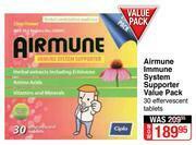 Airmune Immune System Supporter Value Pack-30 Effervescent Tablets ...