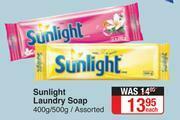 Sunlight Laundry Soap Assorted-400g/500g Each offer at Dis-Chem