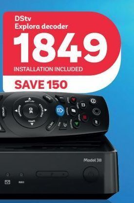 Dstv explora decoder offer at PEP