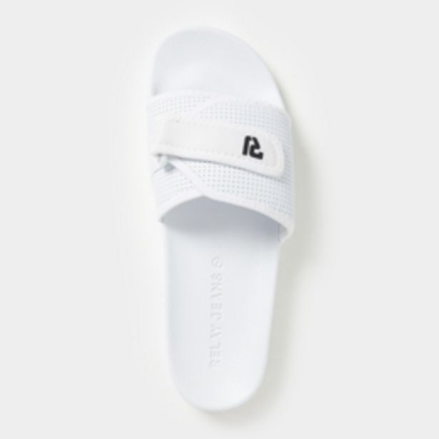Rj white strap slide offer at Markham