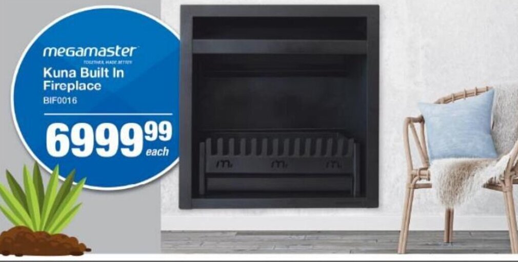 Megamaster Kuna Built In Fireplace offer at Mica