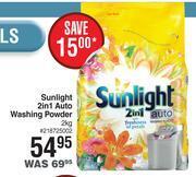 Sunlight 2 in 1 auto washing powder-2kg offer at Dis-Chem