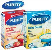 Purity baby cereal mix with water (stages 1-3)- 200g offer at Dis-Chem