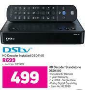 DSTV HD Decoder Standlone DSD4140 offer at Game