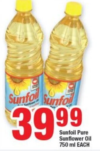 Sunfoil Pure Sunflower Oil 750ml offer at OK Foods