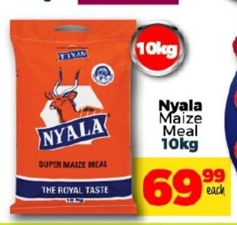 Nyala Maize Meal 10kg offer at Take 'n Pay