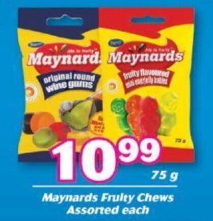 Maynards specials Cambridge Food – Apr 2025