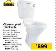 Builders close coupled toilet suite offer at Builders Warehouse
