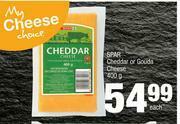 Spar Cheddar Or Gouda Cheese-400g Each offer at Spar