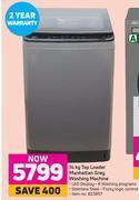 Defy 14kg to loader manhattan grey washing machine offer at Game