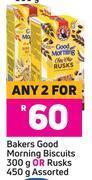 Bakers good morning biscuits 300g or rusks 450g assorted-for any 2 ...