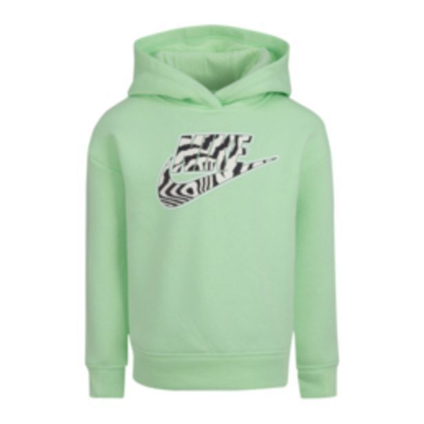 Nike girls green hoody offer at Sportscene