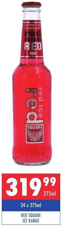 Red Square Ice Range 275ml offer at Ultra Liquors