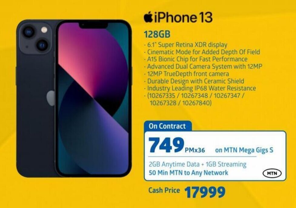 iPhone 13 128GB offer at Incredible Connection