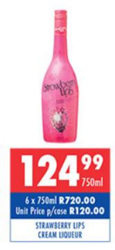 Strawberry Lips Cream Liqueur | Lipstutorial.org