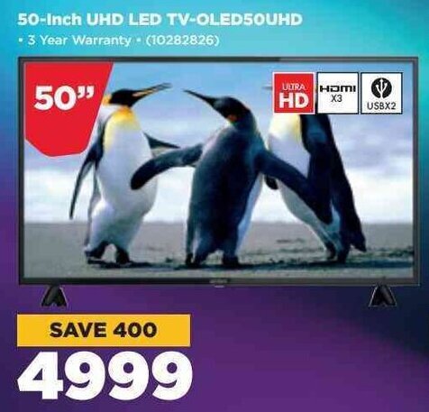Orion 50-inch UHD LED TV-OLED50UHD offer at HiFi Corp