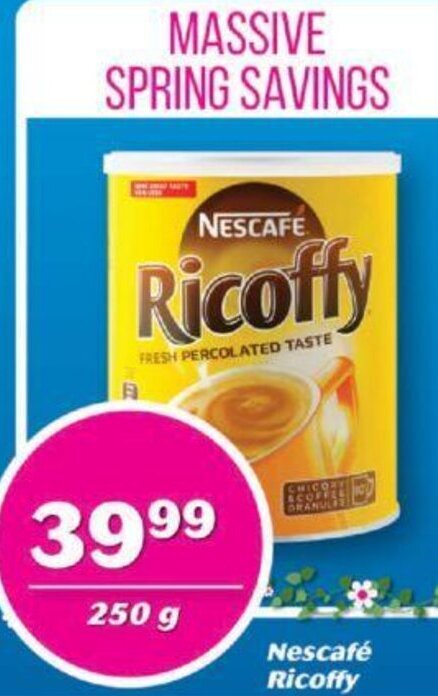 Nescafé Ricoffy 250g offer at Cambridge Food