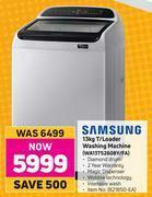 Samsung 13Kg Top Loader Washing Machine WA13T5260BY/FA offer at Game