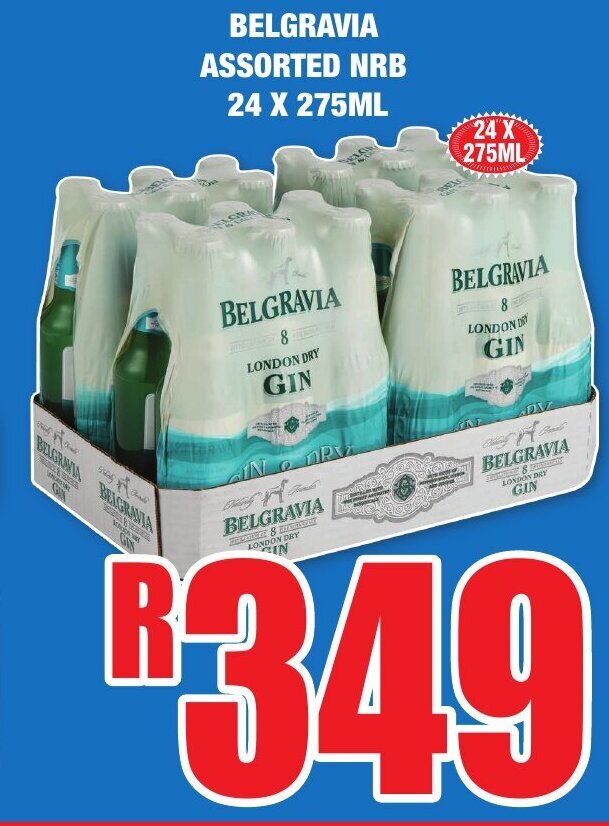 Belgravia Assorted NRB 24 x 275ml offer at Boxer Liquors
