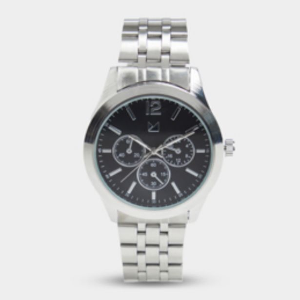 Mkm silver formal metal dress watch offer at Markham