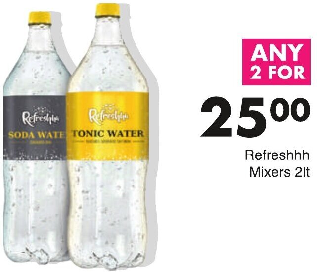 Refreshh Mixers 2lt offer at Save