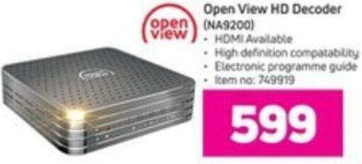 Open View HD Decoder 749979 offer at Game