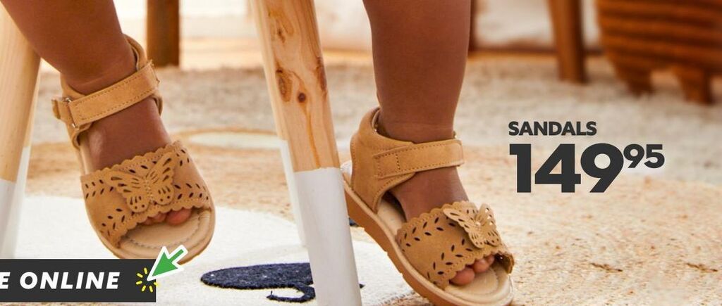 Baby sandals offer at Ackermans