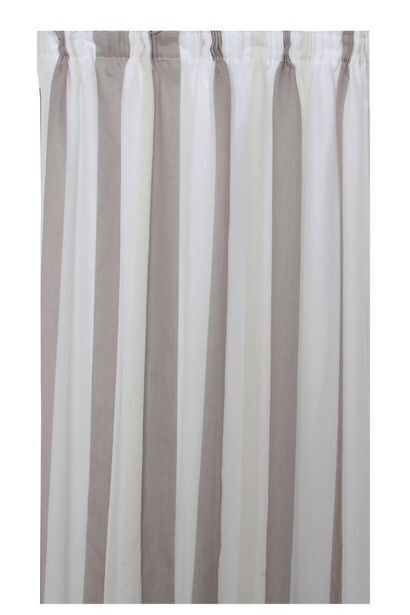 Sheer stripe lined curtain l218xw230cm offer at Sheet Street