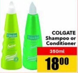 Colgate Shampoo or Conditioner 350ml offer at Jumbo