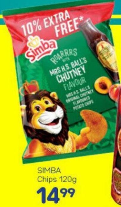Simba Chips 120g offer at Super Save