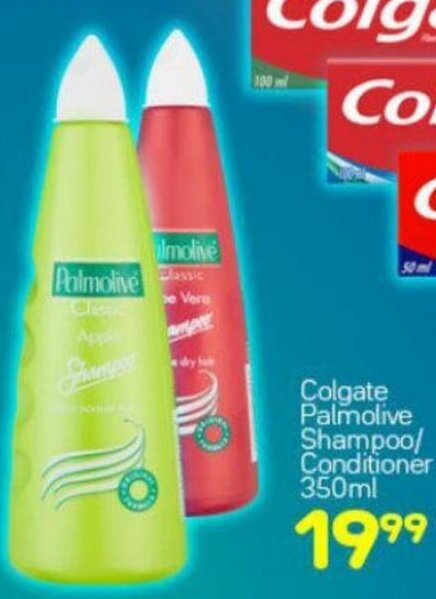 Colgate Palmolive Shampoo/Conditioner 350ml offer at Super Save