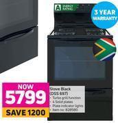 Defy stove (black) dss 697 offer at Game