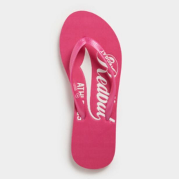 Redbat athletics women's pink/white flip flop offer at Sportscene