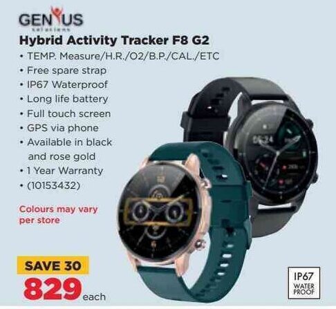GENIUS Hybrid Activity Tracker F8 G2 offer at HiFi Corp
