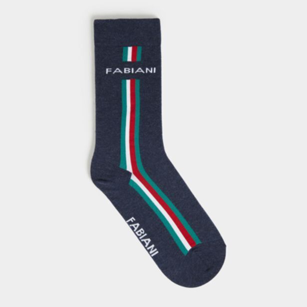 Branded tape cotton socks offer at Fabiani