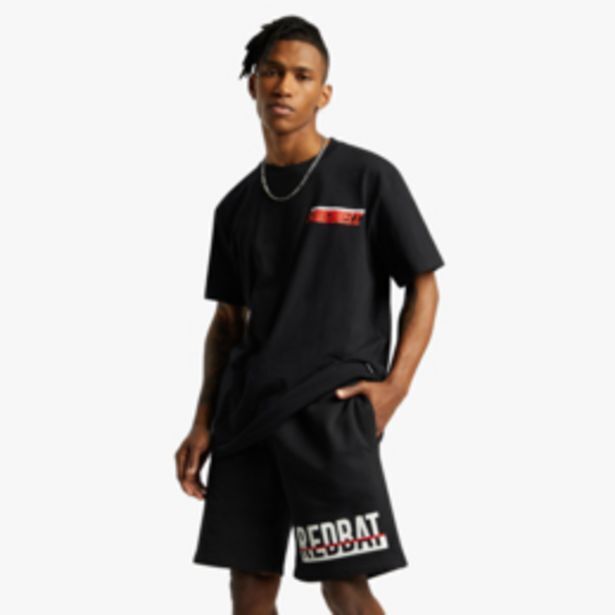 Redbat men's black shorts offer at Sportscene
