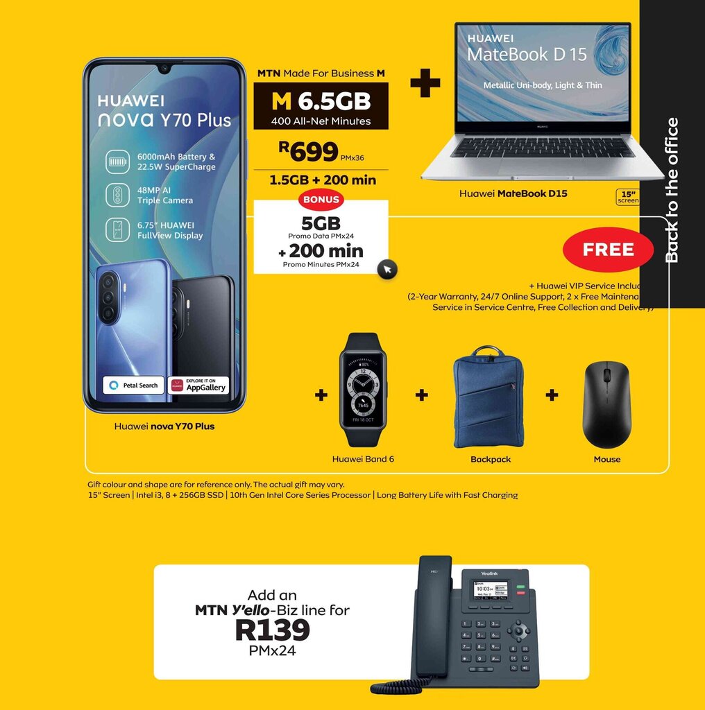 MTN Made for Business M pm x 36 offer at MTN
