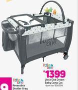 Little one dream baby camp cot offer at Game