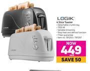 Logik 4 slice toaster-each offer at Game