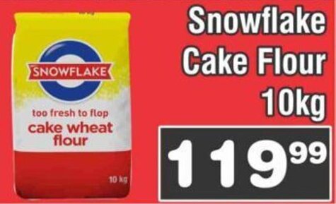 Cake flour specials Advance Cash n Carry – May 2025