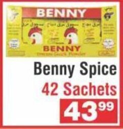Benny specials Advance Cash n Carry – Jul 2025