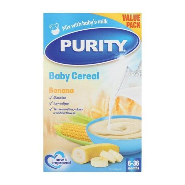 Purity cereal - banana 450g offer at Game