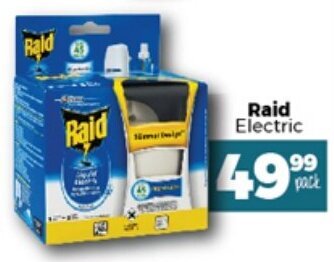 Raid Electric Mosquito Killer offer at Take 'n Pay