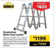 Builders steadystep multi step ladder offer at Builders Warehouse