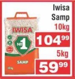 Iwisa Samp 10kg offer at Advance Cash n Carry