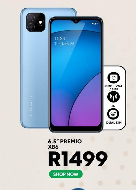 6.5" premio x86 offer at Ackermans