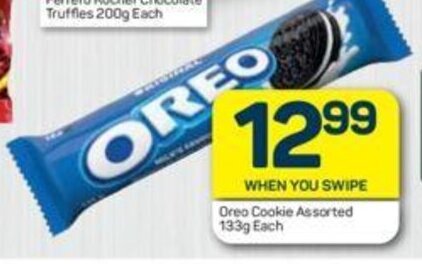 Oreo Cookie Assorted 133g each offer at Pick n Pay