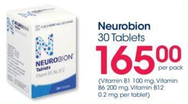 Neurobion 30 tablets per pack offer at Clicks