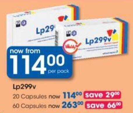 Lp299v 20 Capsules offer at Clicks
