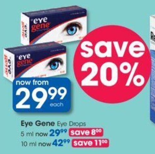 Eye Gene Drops 5ml offer at Clicks